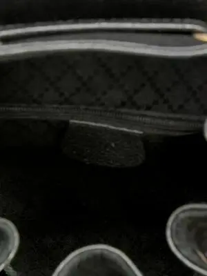 Gucci 20th Century Suede Bamboo Drawstring Backpack