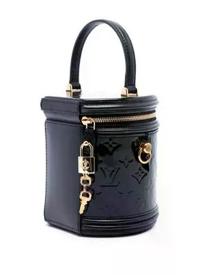 LOUIS VUITTON 2019 Monogram Vernis Cannes Satchel - Black