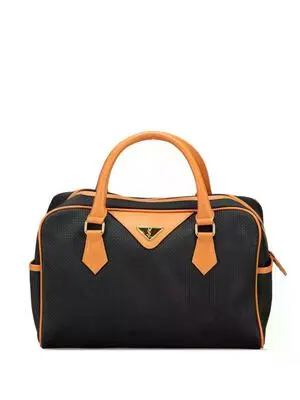 Saint Laurent 20th Century Pvc Boston Bag - Black