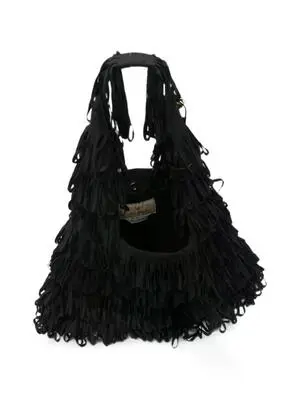 LA MILANESA Capucine Fringed Tote Bag
