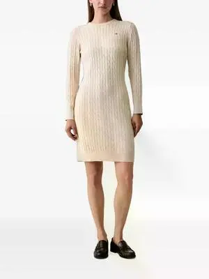 Gant Cable-knit Long-sleeve Mini Dress