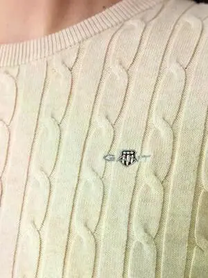 Gant Cable-knit Long-sleeve Mini Dress