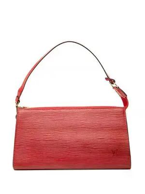 LOUIS VUITTON 1999 Epi Pochette Accessoires Shoulder Bag - Red