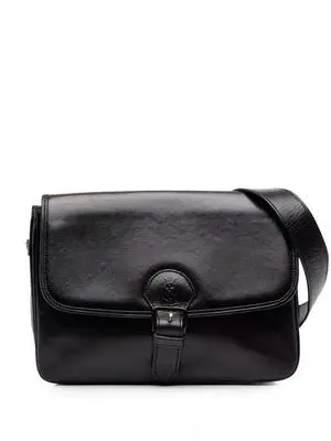 Saint Laurent 1980-1990 Grained Leather Crossbody Bag