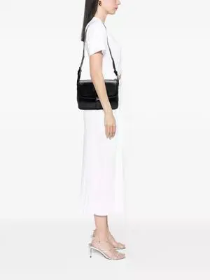 Saint Laurent 1980-1990 Grained Leather Crossbody Bag