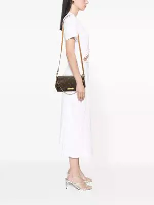 LOUIS VUITTON 2017 Monogram Favorite Mm Satchel - Brown