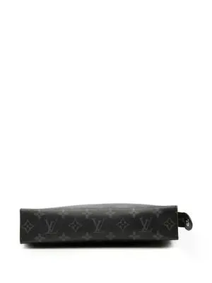 LOUIS VUITTON 2018 Monogram Eclipse Pochette Voyage Mm Clutch Bag