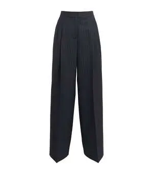 JIL SANDER Wool Stripe Trousers