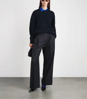 JIL SANDER Wool Stripe Trousers