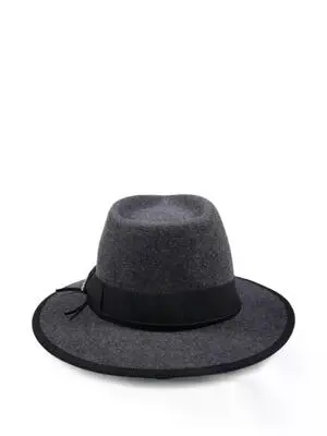 FILIPPO CATARZI Caracas Grosgrain-ribbon Fedora Hat