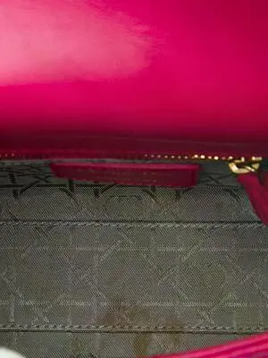 Dior 2015 Mini Lambskin Cannage Lady Satchel