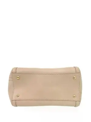 FERRAGAMO 2010-2020 Calfskin And Suede Amy Satchel