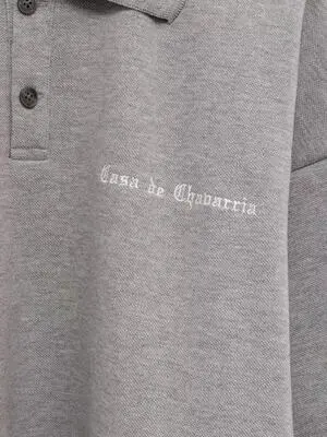 WILLY CHAVARRIA Embroidered-logo Oversized Polo Shirt