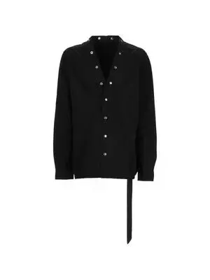 Rick Owens Larry Snap-fastening Strap-detail Shirt