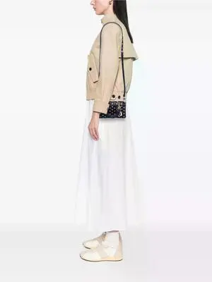 Dior 2022 Micro Star Embroidered Denim Lady D Joy Satchel