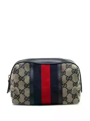 Gucci 2000-2015 Gg Canvas Web Pouch - Neutrals