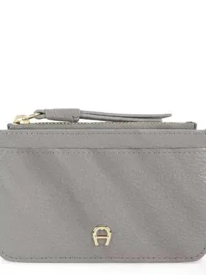 AIGNER Paola Logo-plaque Cardholder - Grey