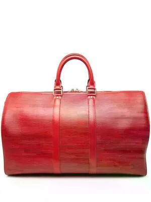 LOUIS VUITTON 1994 Epi Keepall 45 Travel Bag - Red