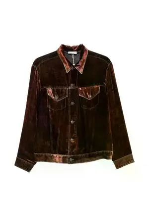 PIERRE-LOUIS MASCIA Velvet-effect Buttoned Jacket