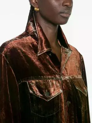 PIERRE-LOUIS MASCIA Velvet-effect Buttoned Jacket