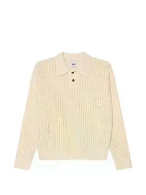 Obey Duane Open-knit Polo Shirt
