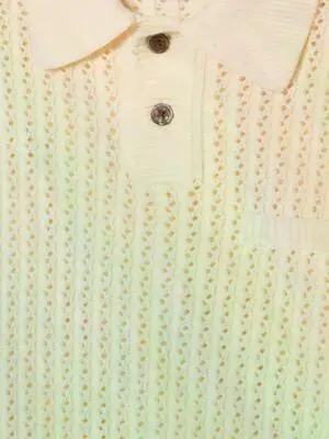 Obey Duane Open-knit Polo Shirt