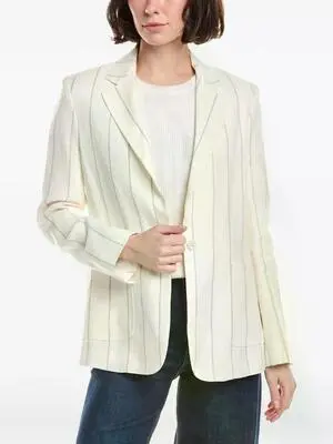 Eleventy Pinstripe Deconstructed Blazer