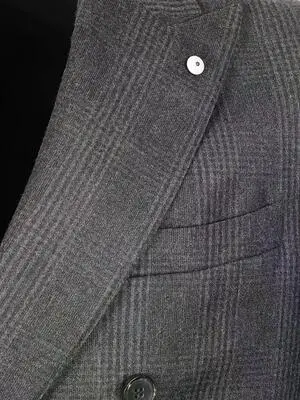 LBM Check-pattern Double-breasted Suit