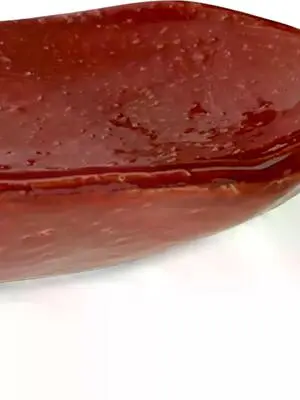 POMAX Mani Sculptural Bowl - Red