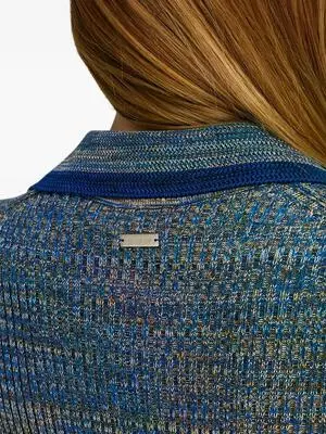 FERRAGAMO Lace-up Ribbed-knit Sweater