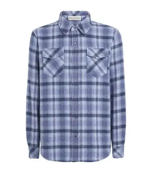 GOD'S TRUE CASHMERE Cashmere Check Uniform Shirt