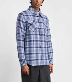 GOD'S TRUE CASHMERE Cashmere Check Uniform Shirt