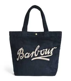Barbour Mini Corduroy Carrick Tote Bag