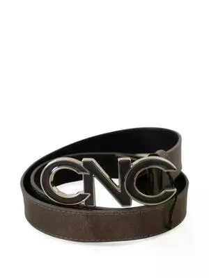 Costume National Logo-plaque Leather Belt - Brown