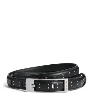 ANINE BING Leather Studded Ely Belt