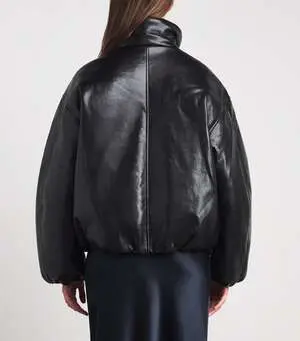 ANINE BING Regenerated Leather Cyrus Jacket