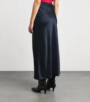 ANINE BING Silk Bar Maxi Skirt