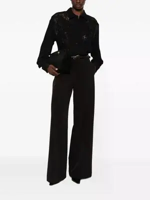 ERMANNO FIRENZE Flat-front Trousers