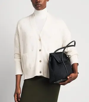 BARRIE Cashmere Crystal-embellished Cardigan