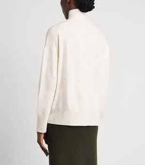 BARRIE Cashmere Crystal-embellished Cardigan