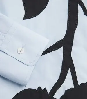 JW Anderson Cotton Persimmon Appliqué Shirt