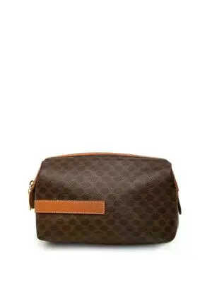 Celine 2000 Macadam Coated Canvas Cosmetic Pouch
