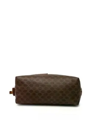 Celine 2000 Macadam Coated Canvas Cosmetic Pouch