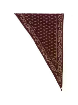 Guest In Residence Paisley-print Scarf - Red