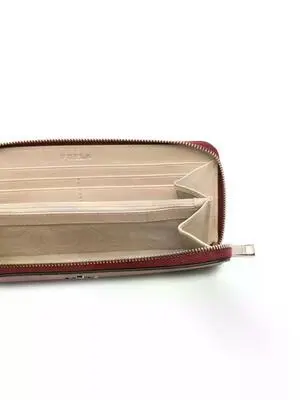 Furla Logo-plaque Pebbled-leather Wallet