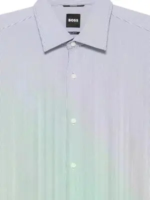 BOSS Micro-stripe Buttoned Shirt