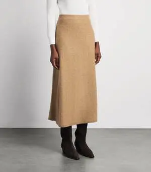 Fabiana Filippi Knitted Sequin Midi Skirt