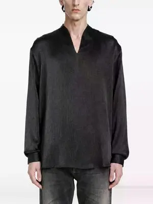 Giorgio Armani V-neck Textured-finish Shirt
