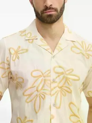 Lindbergh Embroidered Short-sleeve Shirt