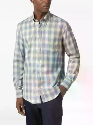 Paul & Shark Check-pattern Flannel Shirt